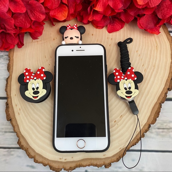 Accessories | Mickey Or Minnie Mouse Iphone Case With Lanyard And Pop ...